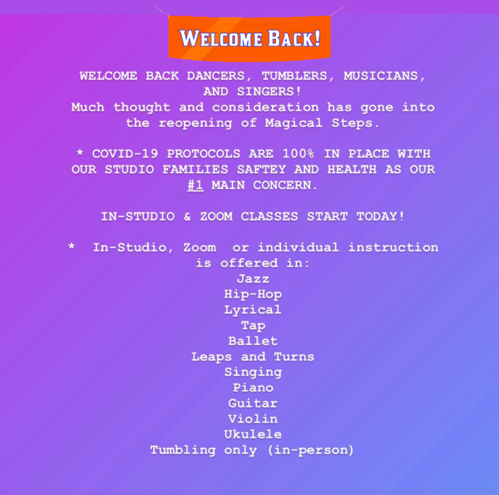 Magical Steps Sound In Motion Performing Arts Center